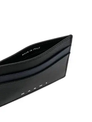 Marni Logo-print Card Holder - Black