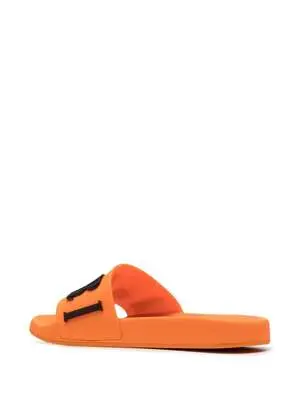 Amiri Embossed Logo Slides - Orange
