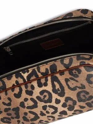 Dolce & Gabbana Crespo Leopard-print Make Up Bag