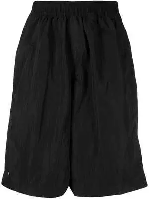 TRIBE AND TRUE Crinkle-effect Knee-length Shorts