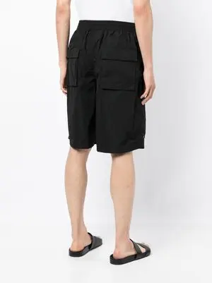 TRIBE AND TRUE Crinkle-effect Knee-length Shorts