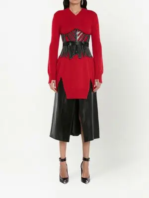 Alexander McQueen Knitted Tunic Jumper