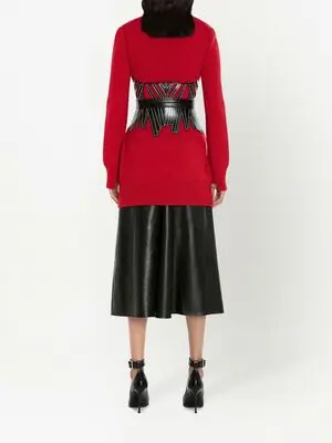 Alexander McQueen Knitted Tunic Jumper