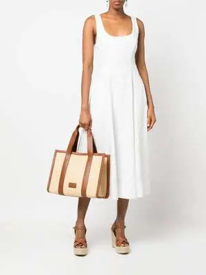 ASPINAL OF LONDON Small Henley Raffia Tote Bag