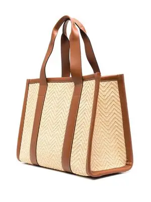 ASPINAL OF LONDON Small Henley Raffia Tote Bag
