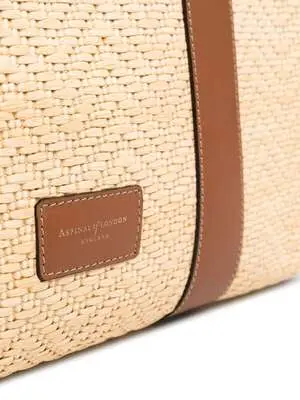 ASPINAL OF LONDON Small Henley Raffia Tote Bag