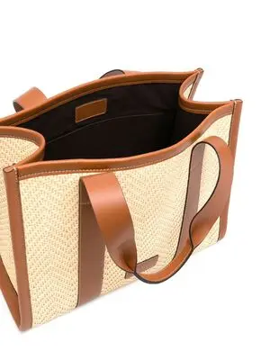 ASPINAL OF LONDON Small Henley Raffia Tote Bag