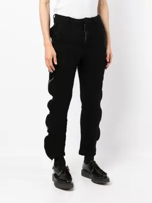 BLACK COMME DES GARÇONS Zipper Trim Trousers