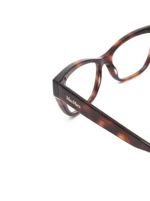 Max Mara Logo Tortoiseshell-effect Glasses