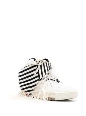 Saint Laurent Smith Bandana-detail High-top Sneakers