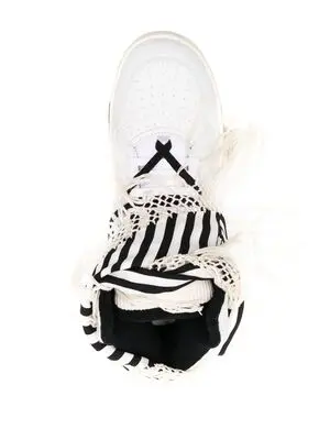 Saint Laurent Smith Bandana-detail High-top Sneakers