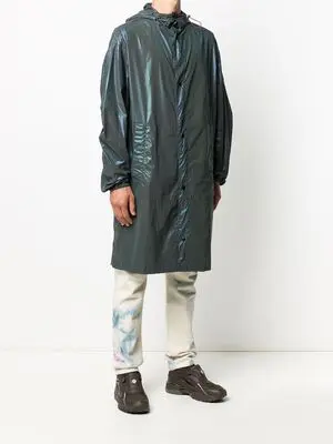 COUNTY OF MILAN Iridescent Lightweight Raincoat