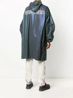 COUNTY OF MILAN Iridescent Lightweight Raincoat