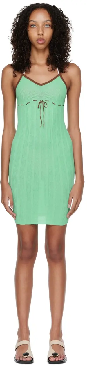 Gimaguas Gimaguas Green Illetes Minidress - Turquoise