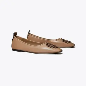 Tory Burch Tory Burch Ines Ballet Flats Almond Flour