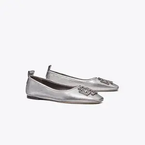 Tory Burch Ines Ballet Flats - Silver