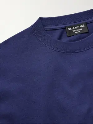 Balenciaga Oversized Logo-print Cotton-jersey T-shirt