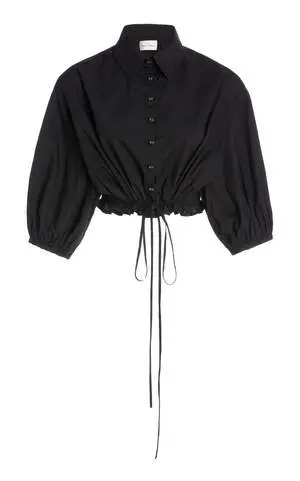Cara Cara Hutton Cotton Top - Black