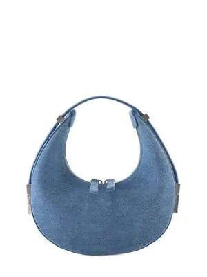 OSOI OSOI Mini Tony Suede Top Handle Bag - Denim Sky