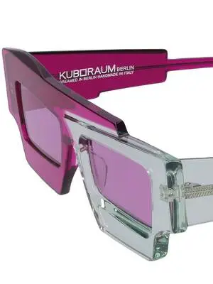 KUBORAUM X12 Asymmetric Acetate Sunglasses