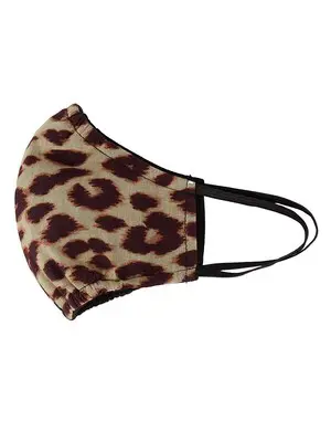 A.L.C. - Leopard Print Cotton Face Mask
