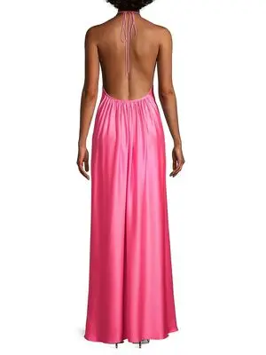 Ramy Brook Jupiter Halter High-low Dress
