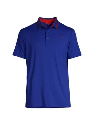 REDVANLY Men's Cadman Polo Shirt - Calliste Green  Olympic