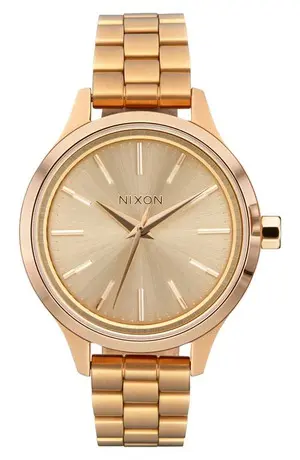 Nixon Nixon Optimist Bracelet Watch All Light Gold