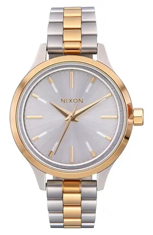 Nixon Nixon Optimist Bracelet Watch Silver / Gold