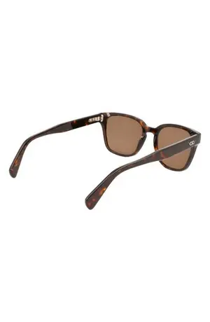 FERRAGAMO Gancini 55mm Rectangular Sunglasses