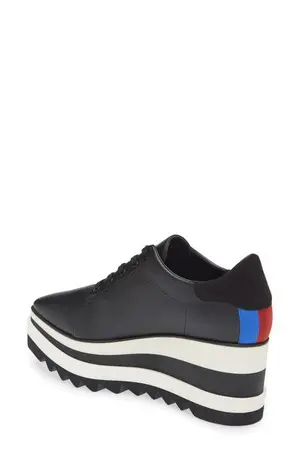 Stella McCartney Sneak-elyse Platform Sneakers - Black/white/navy