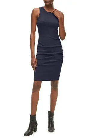 Michael Stars Demi Ruched Tank Dress - Admiral