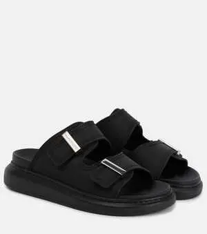 Alexander Mcqueen Metallic Slides Slipper For Men