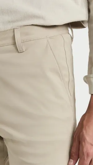 RHONE Slim Fit Commuter Trousers - Khaki