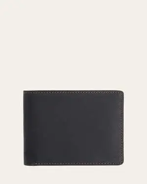 ROYCE NEW YORK Personalized Leather Rfid-blocking Trifold Wallet - Tan