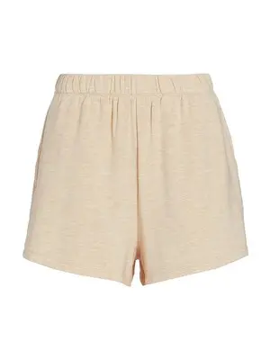 Eberjey Women's The Boyfriend Shorts - Oatmeal Heather - Size Large - Oatmeal Heather  - Oatmeal Heather