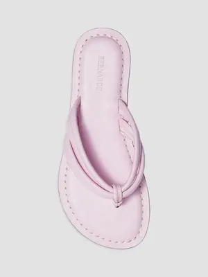 Bernardo Miami Leather Thong Sandals - Teaberry