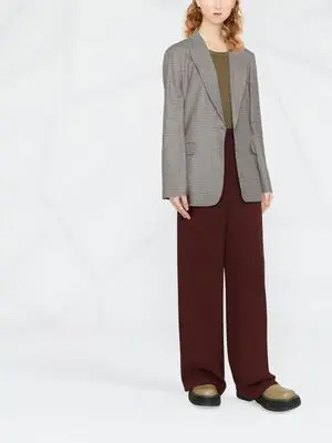 Brunello Cucinelli Prince Of Wales Single-breasted Blazer