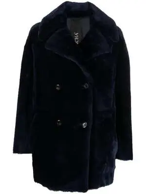BLANCHA Double-breasted Shearling Jacket