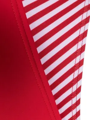 DIESEL® Stripe-trimmed Halter Swimsuit