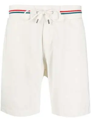 Orlebar Brown Cotton Stripe Trim Shorts