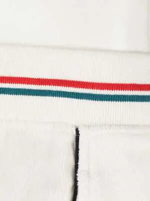 Orlebar Brown Cotton Stripe Trim Shorts