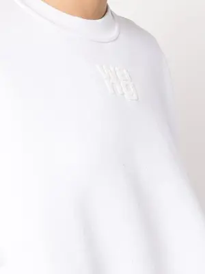 Alexander Wang Logo-print Sweatshirt - White