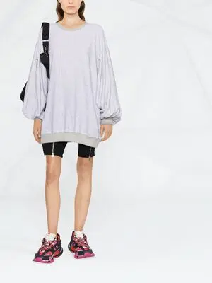 MADE IN TOMBOY Oversized Puff-sleeve Sweatshirt