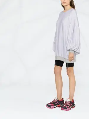 MADE IN TOMBOY Oversized Puff-sleeve Sweatshirt