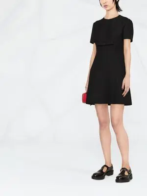 Valentino Garavani Bow-detail A-line Mini Dress