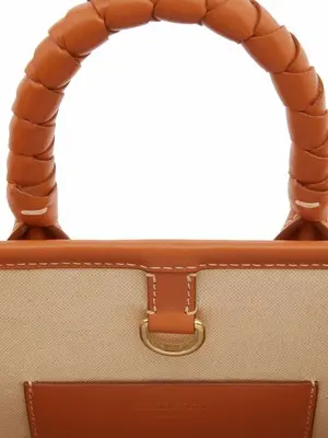 Burberry Mini Raffia Freya Tote Bag