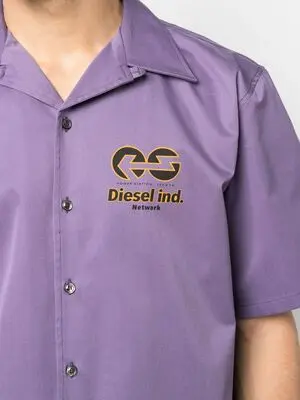 DIESEL® Logo-print Short-sleeved Shirt
