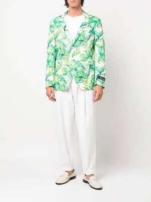 BILLIONAIRE Palm-tree Print Blazer
