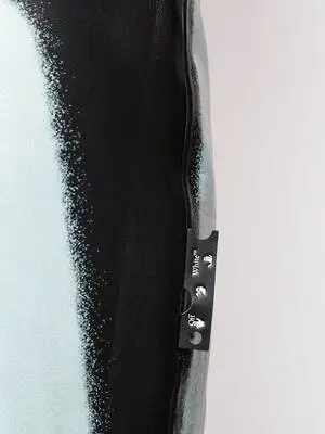 Off-White Graffiti Detail Mini Leather Skirt